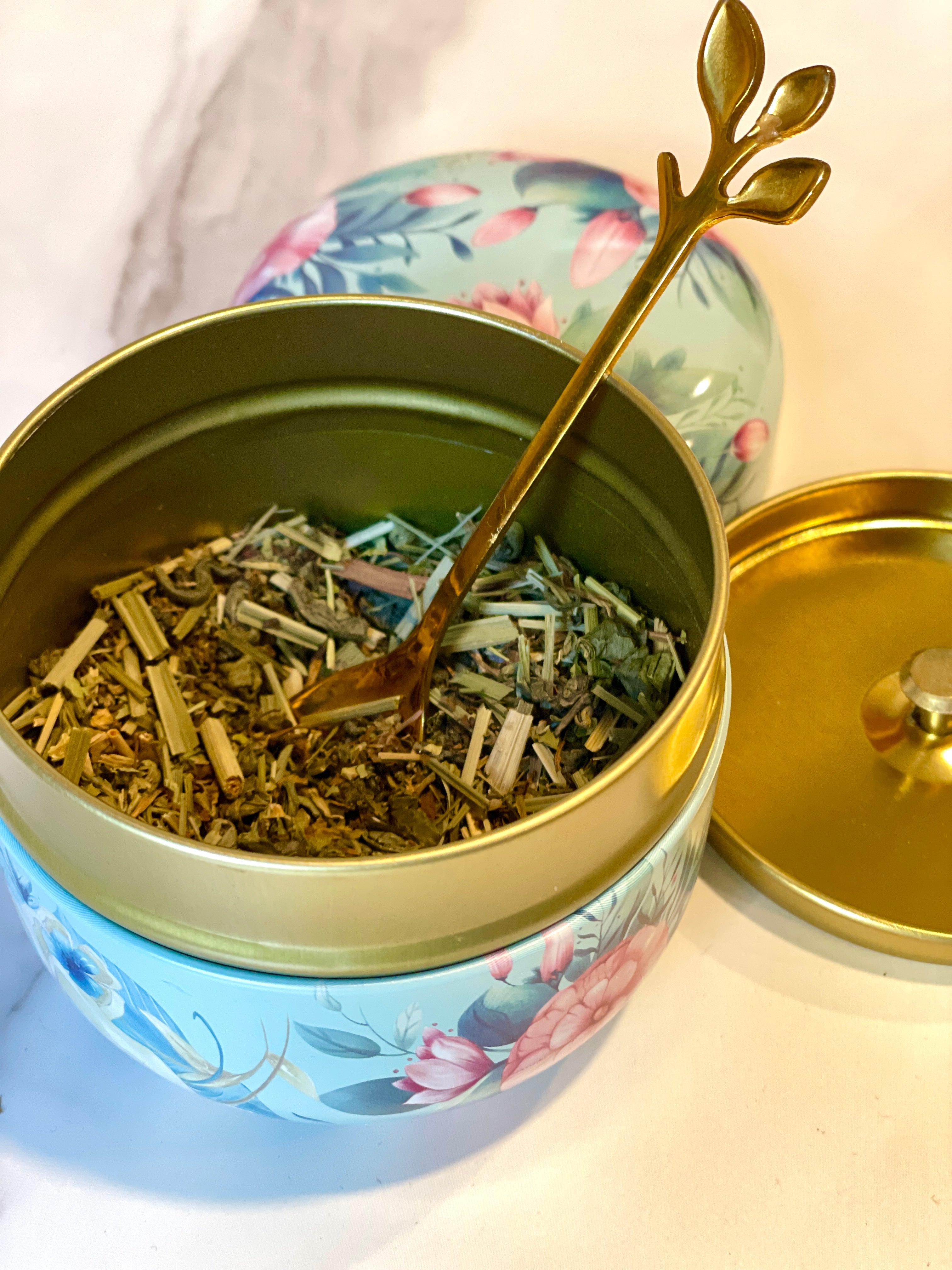 Loose Leaf Tea Tin Storage Container - Various Designs – MediTea Wellness
