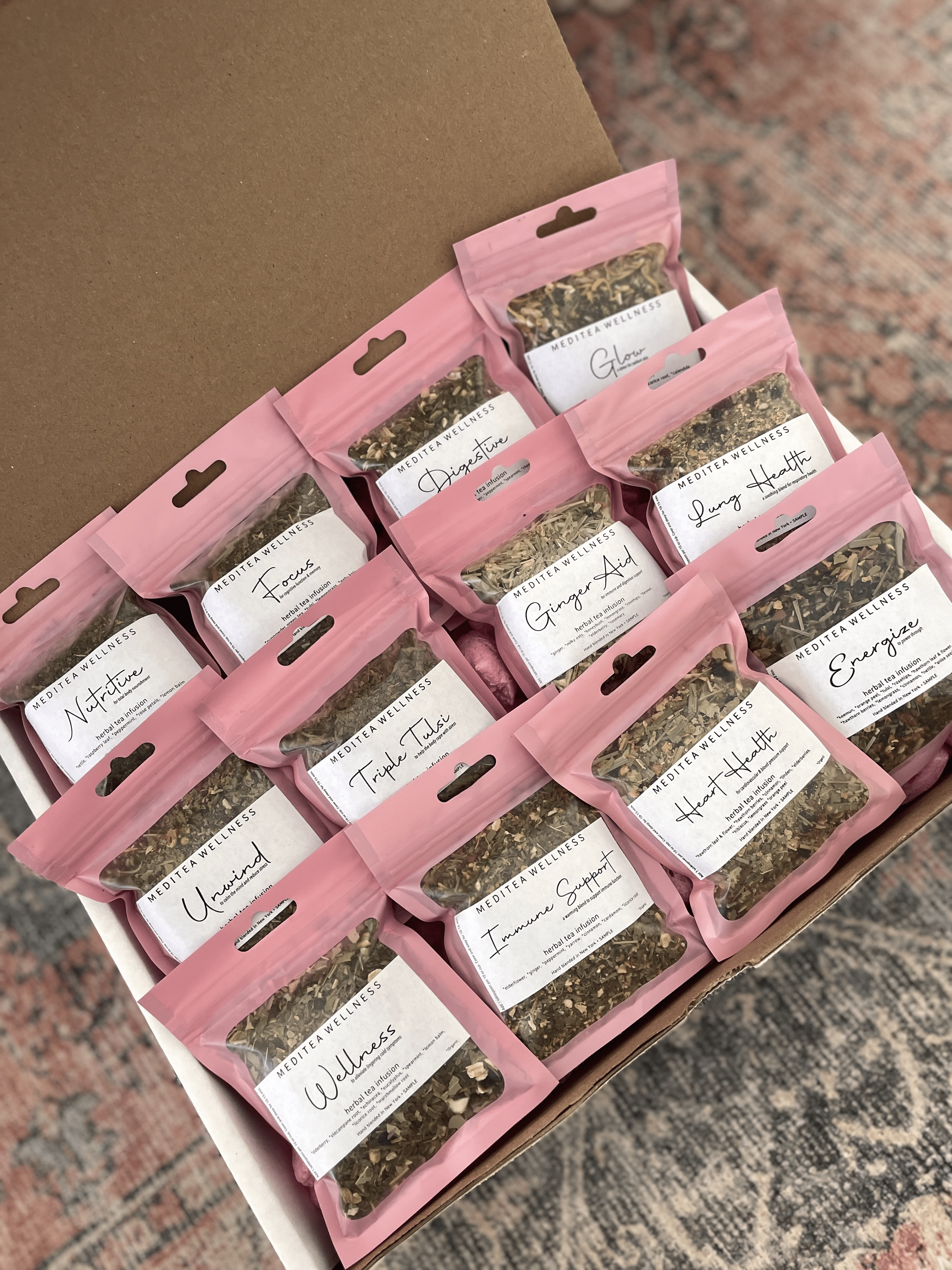 Tea Infuser Mug with Your Choice Tea Sample – MediTea Wellness